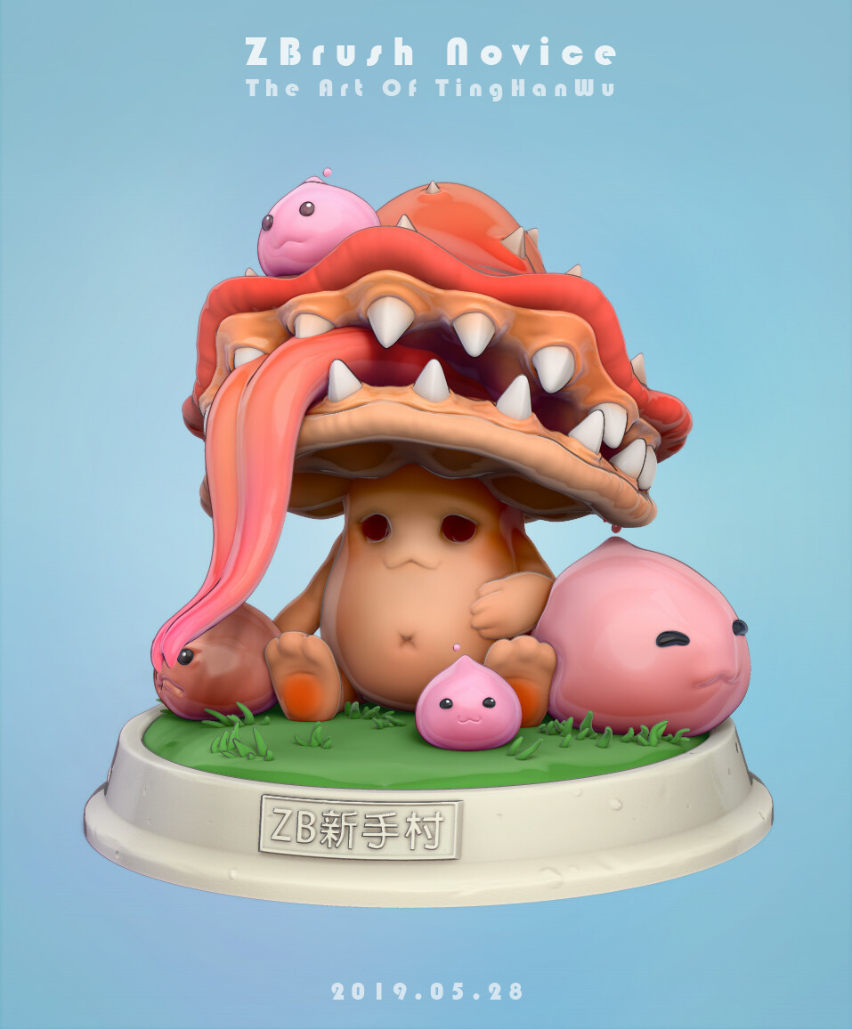 ArtStation - 魔菇與波利《Ragnarok Online—Spore&Poring》