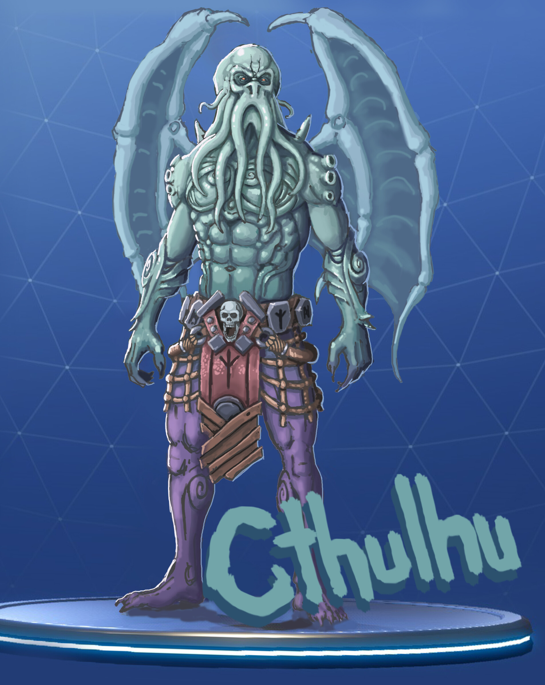 ArtStation - Cthulhu Fan Skin