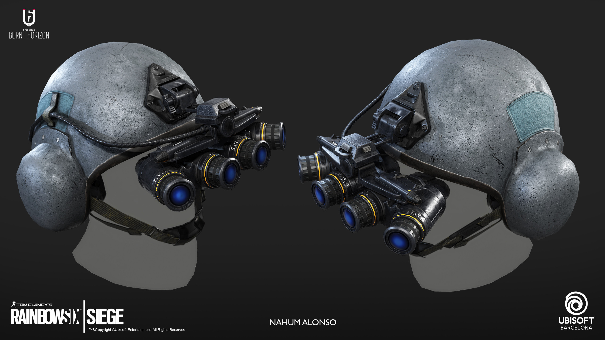 Nahum Alonso - Rainbow Six | Siege - Bandit Shadow Brine HeadGear