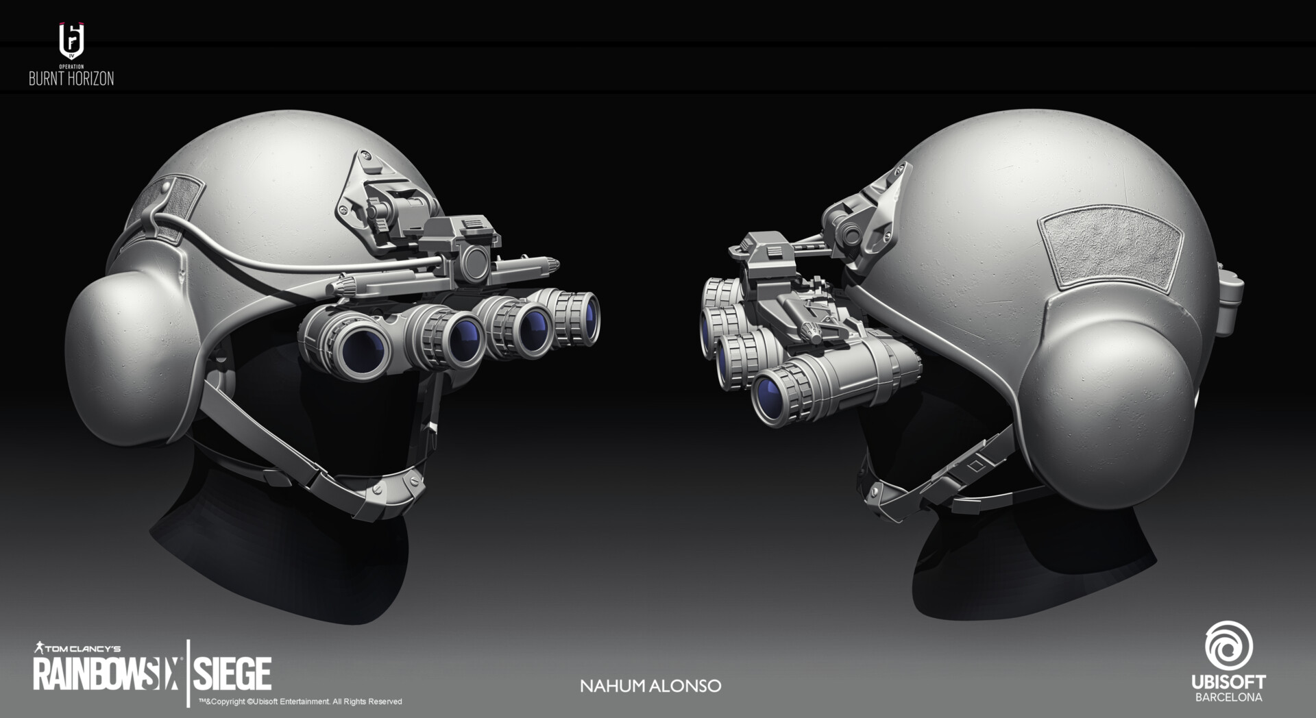 Nahum Alonso - Rainbow Six | Siege - Bandit Shadow Brine HeadGear