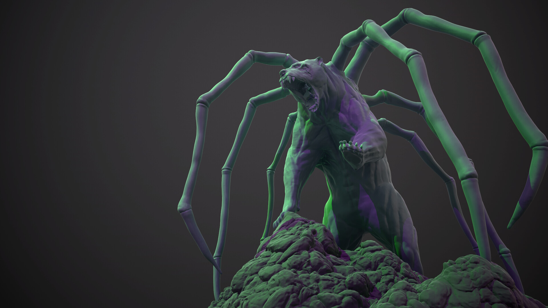 ArtStation - Spider bear