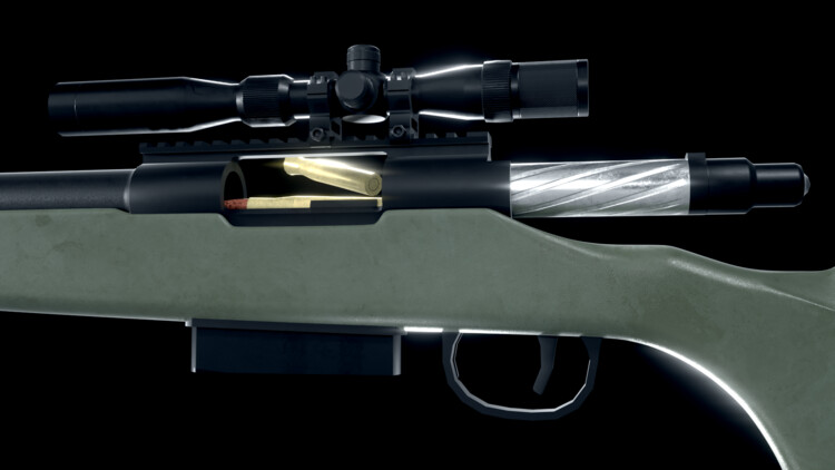 ArtStation - Hunting Rifle