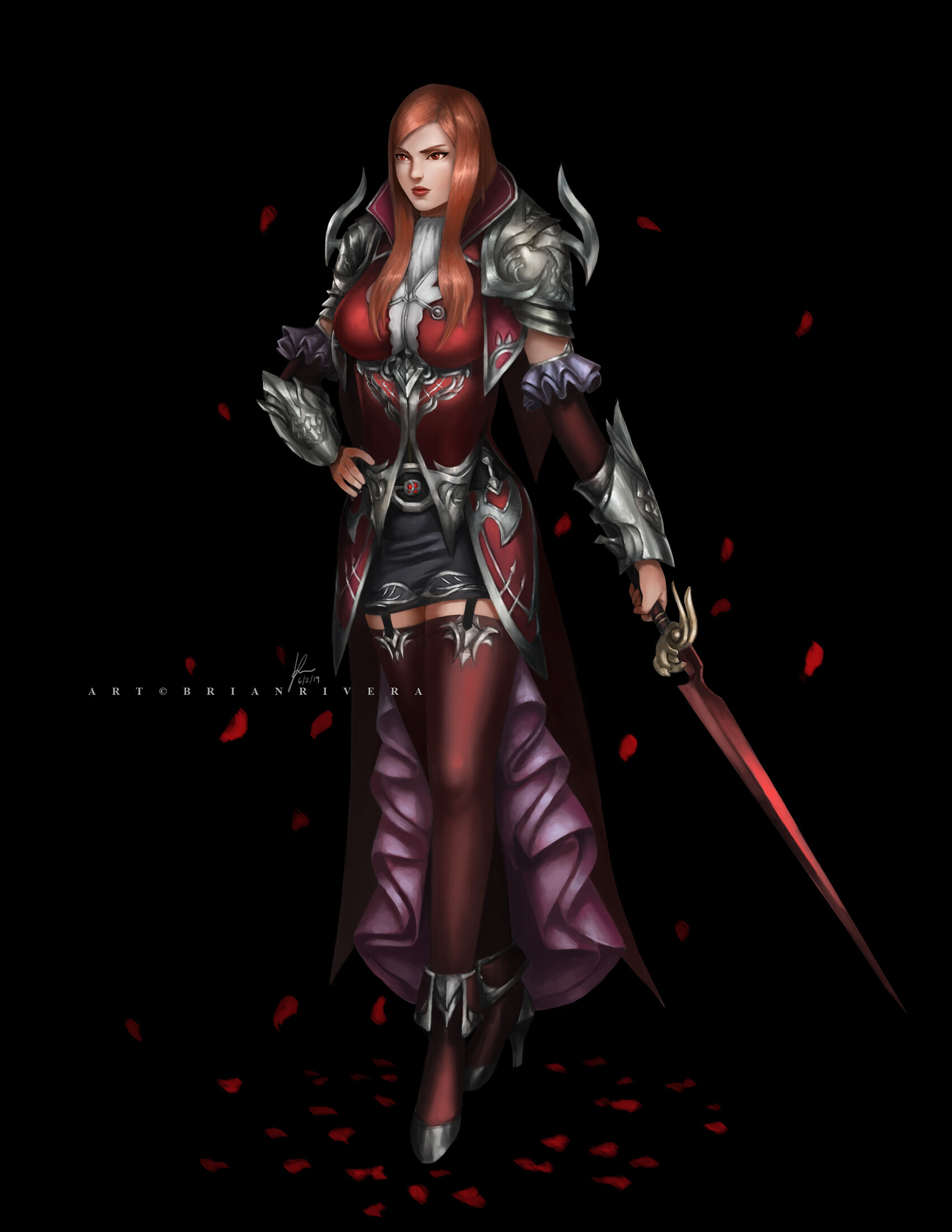 ArtStation - Commander Rose Blade