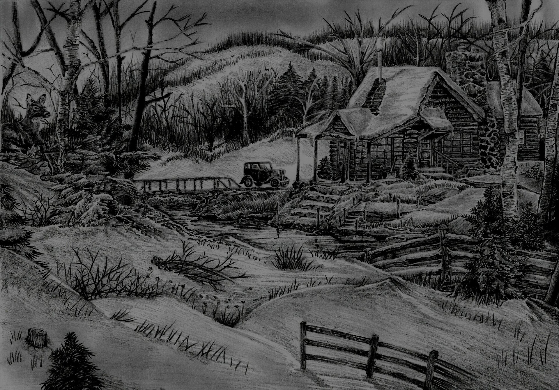 ArtStation - Snowy Scene