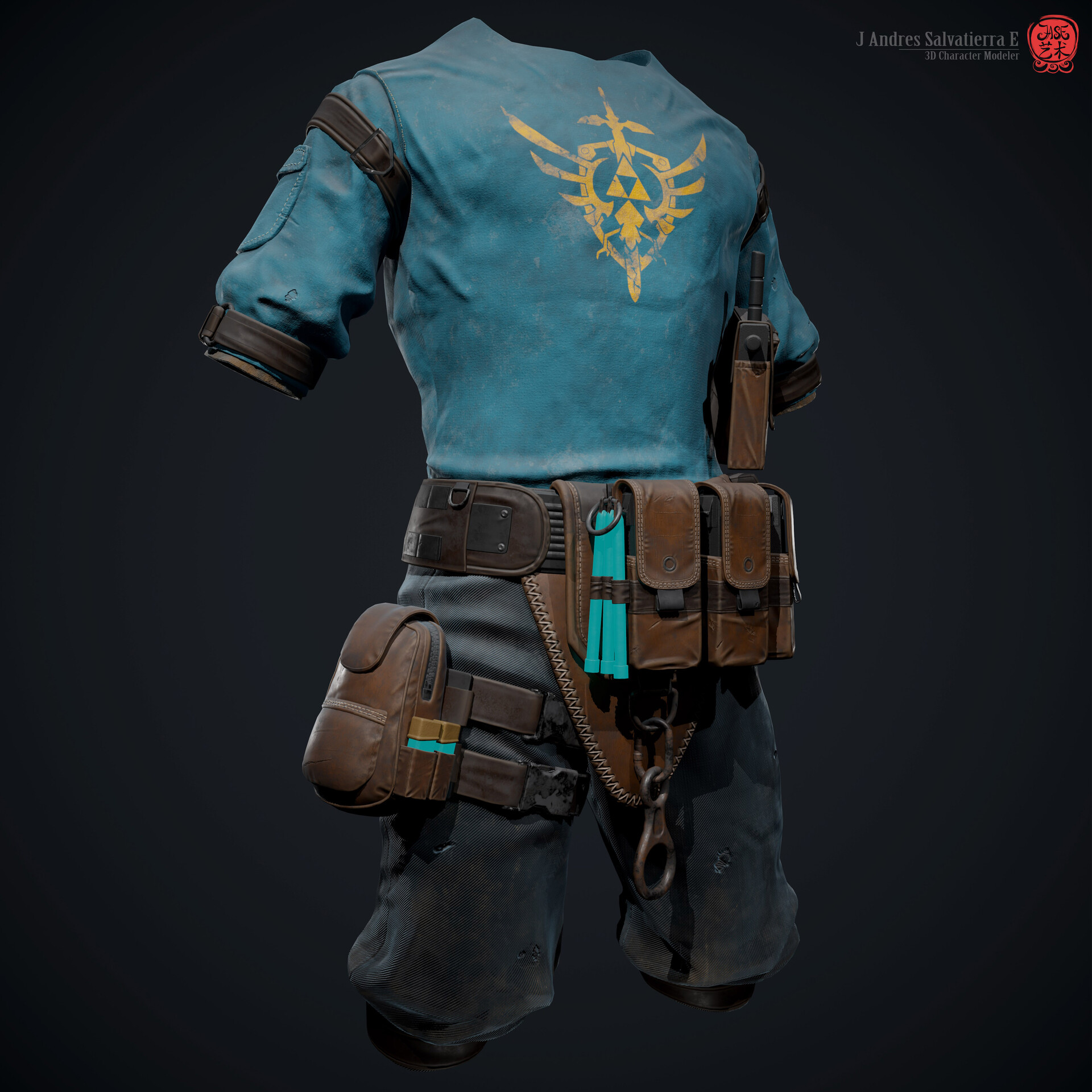 ArtStation - Week 03 - CHARACTER TEXTURING IN SUBSTANCE