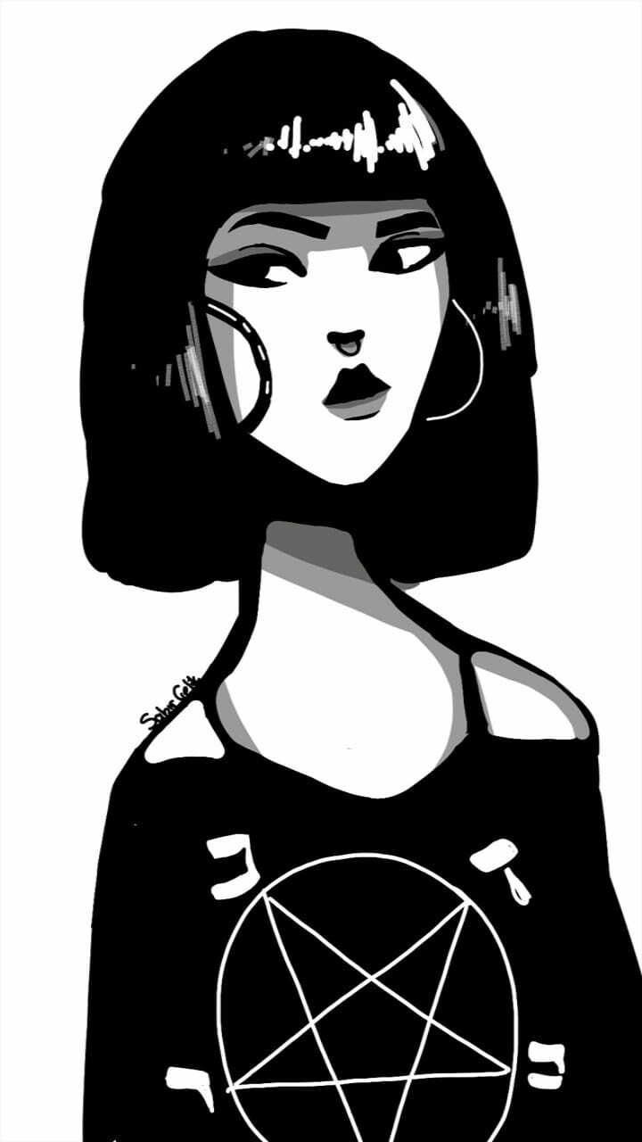 ArtStation - Satanic Girl 😈😈