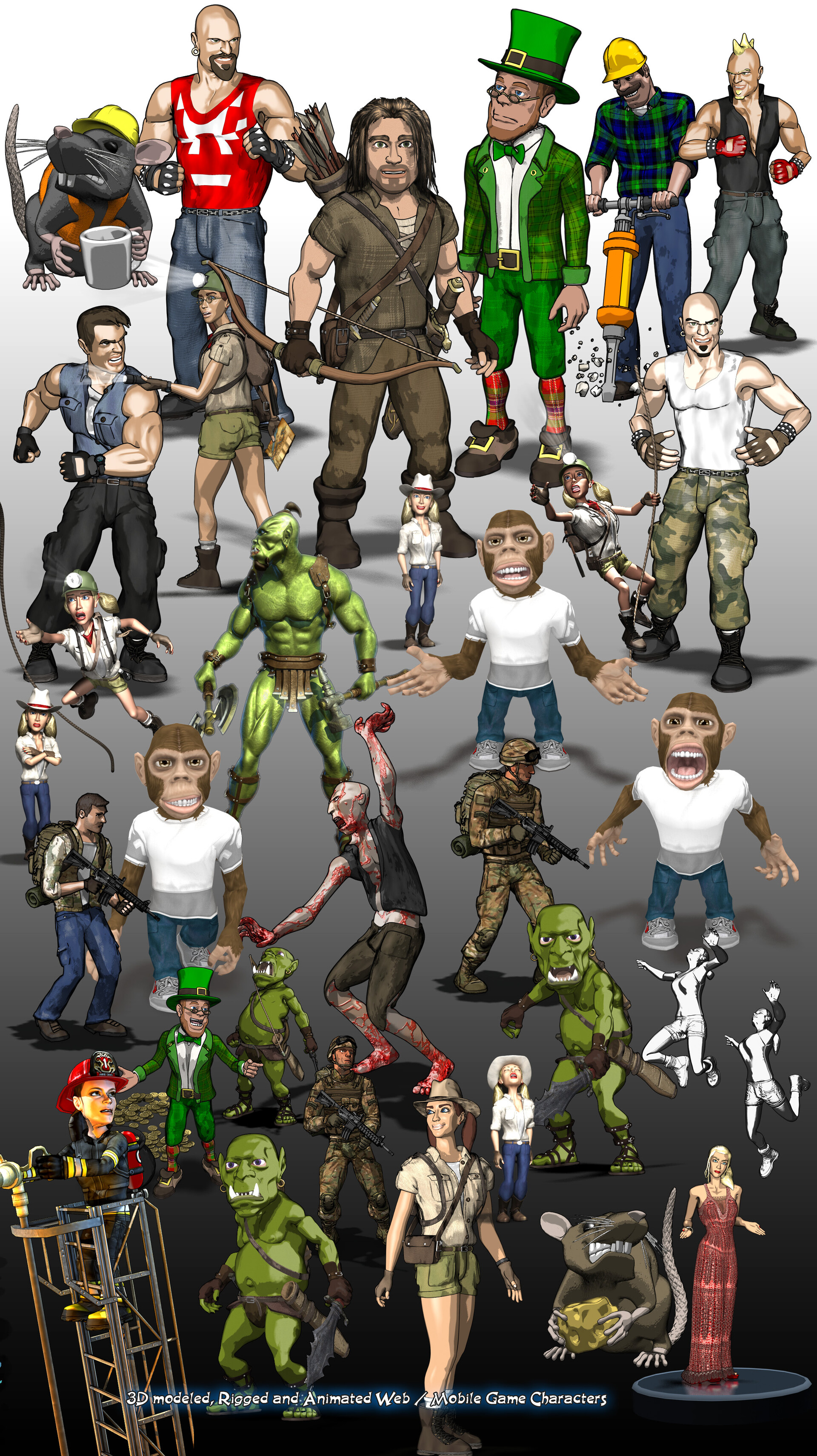 ArtStation - Characters, Mobile and Web Games.