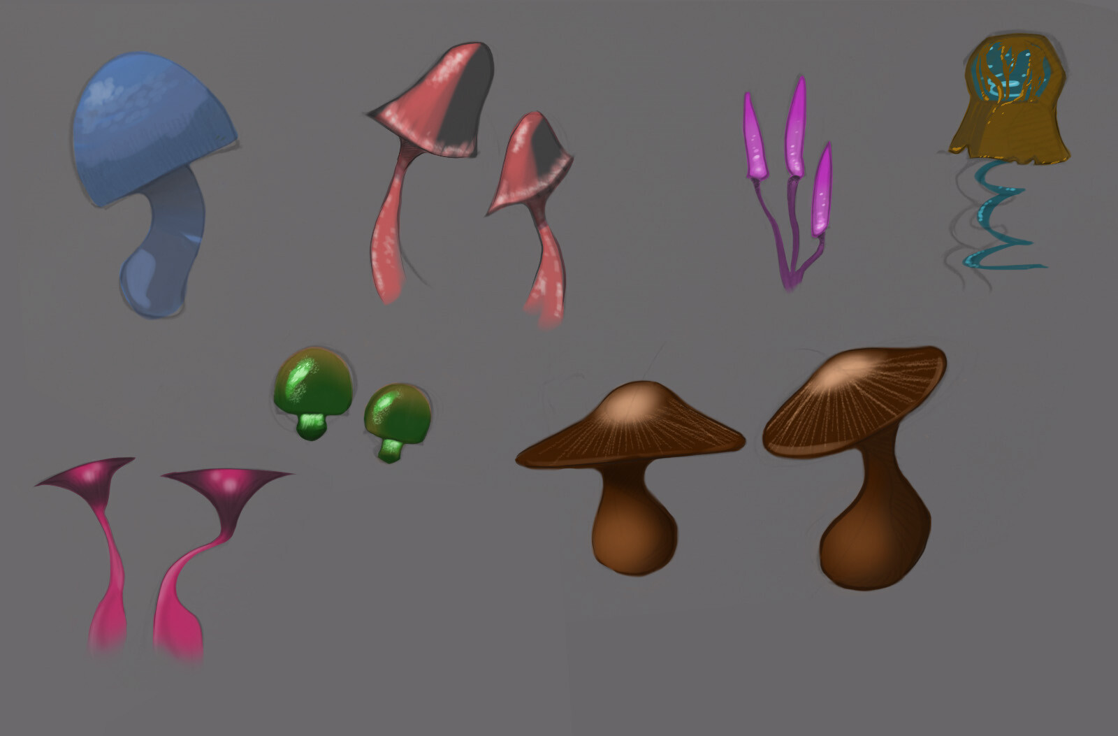 ArtStation - Organic Props Ideation