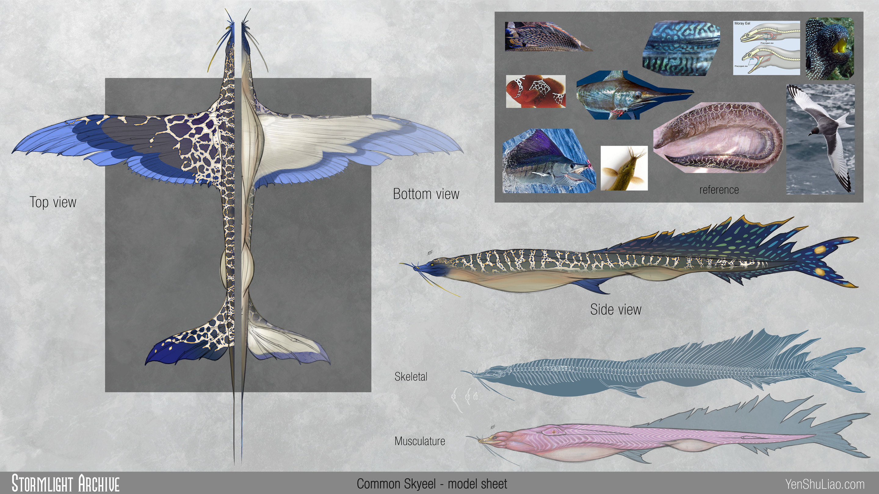 Art of Yen - Stormlight Archive - Common Skyeel