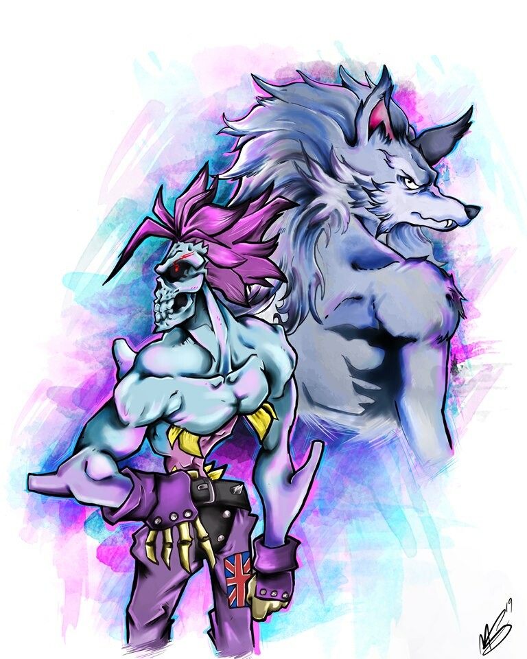 ArtStation - darkstalkers 25th anniversary