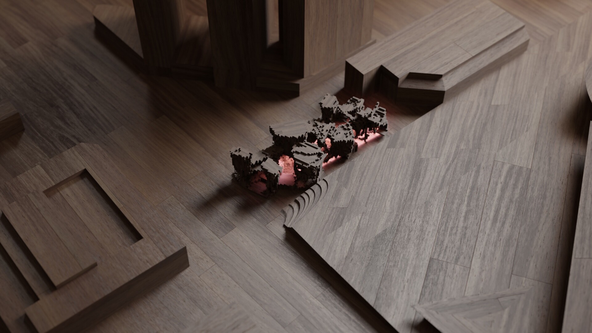 ArtStation - Physical model effect render test