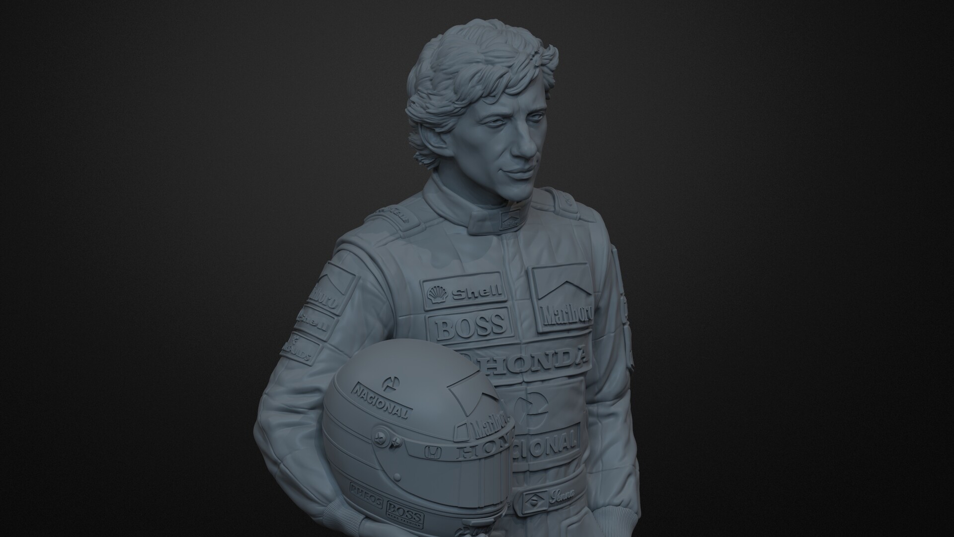 Bor Muha - Ayrton Senna Figure