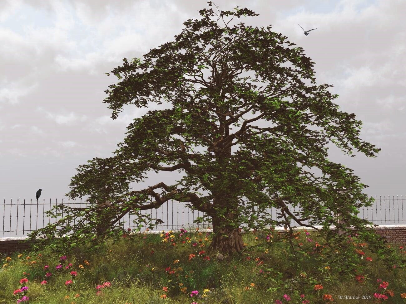 ArtStation - Tree with character
