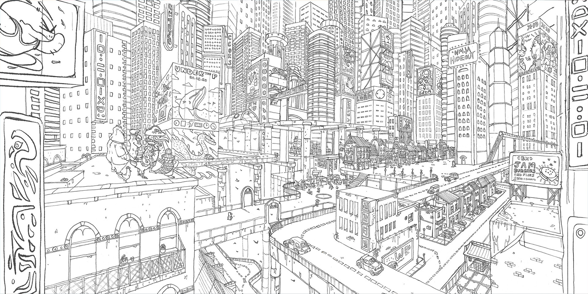 Captain Hat - Cyberpunk City.