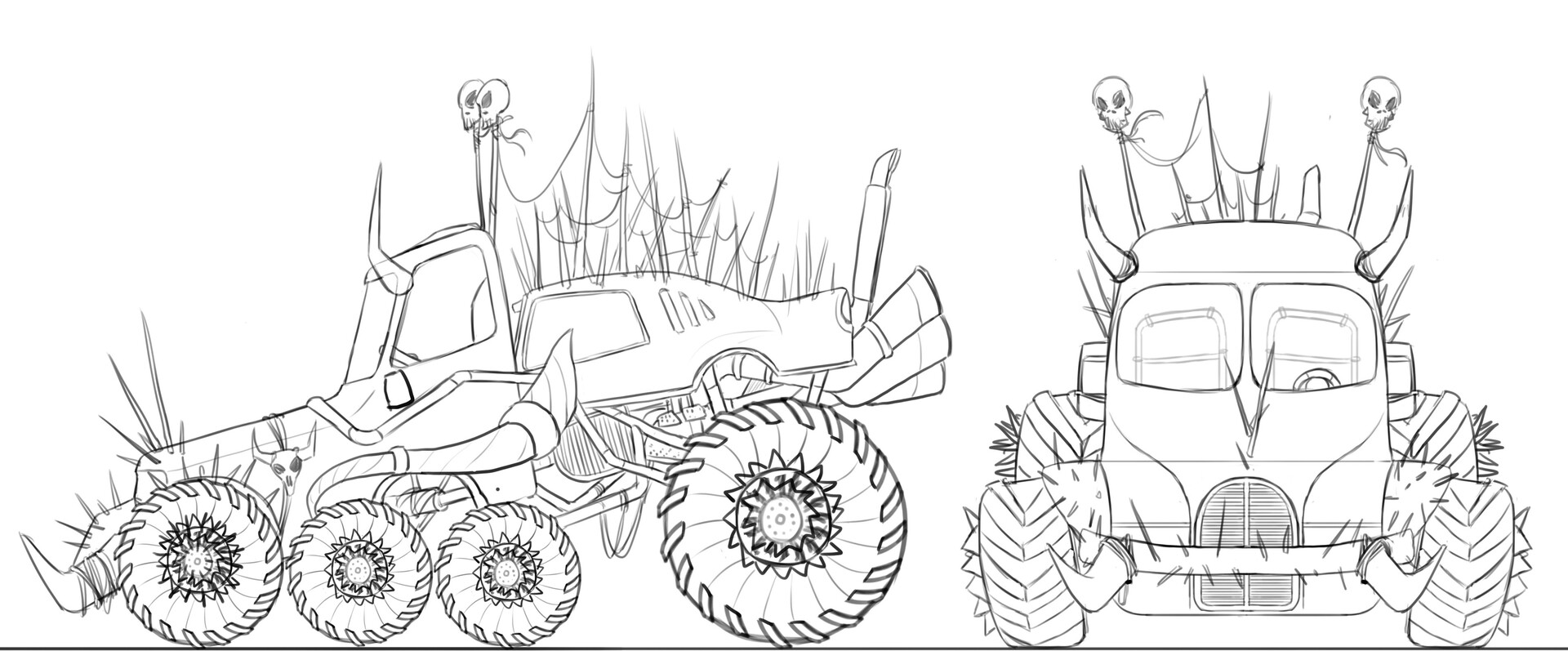mad max car coloring pages