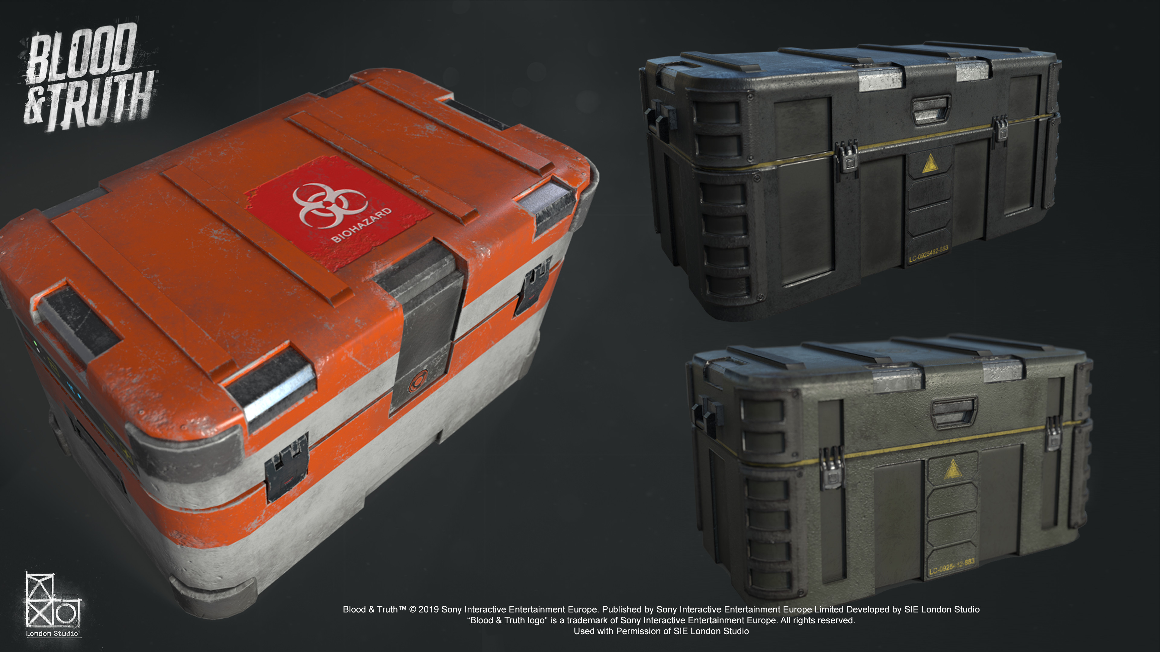 Lowpolyfish - Blood & Truth- Military Crates