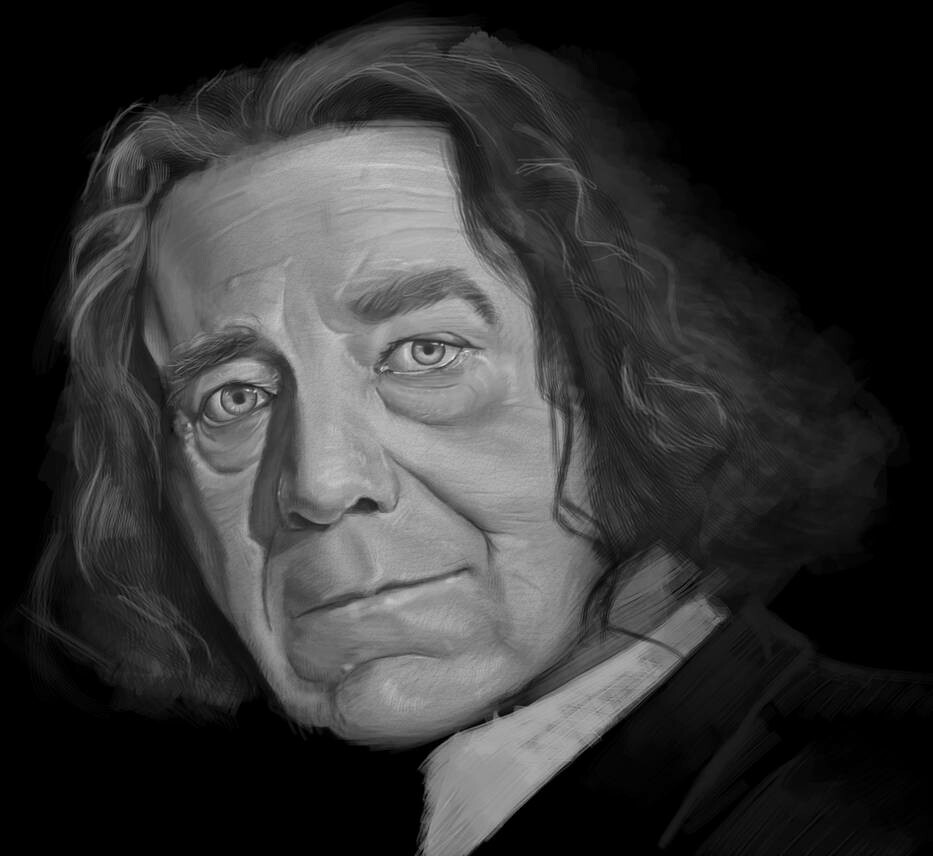 ArtStation - Peter Mayhew Portrait Sketch