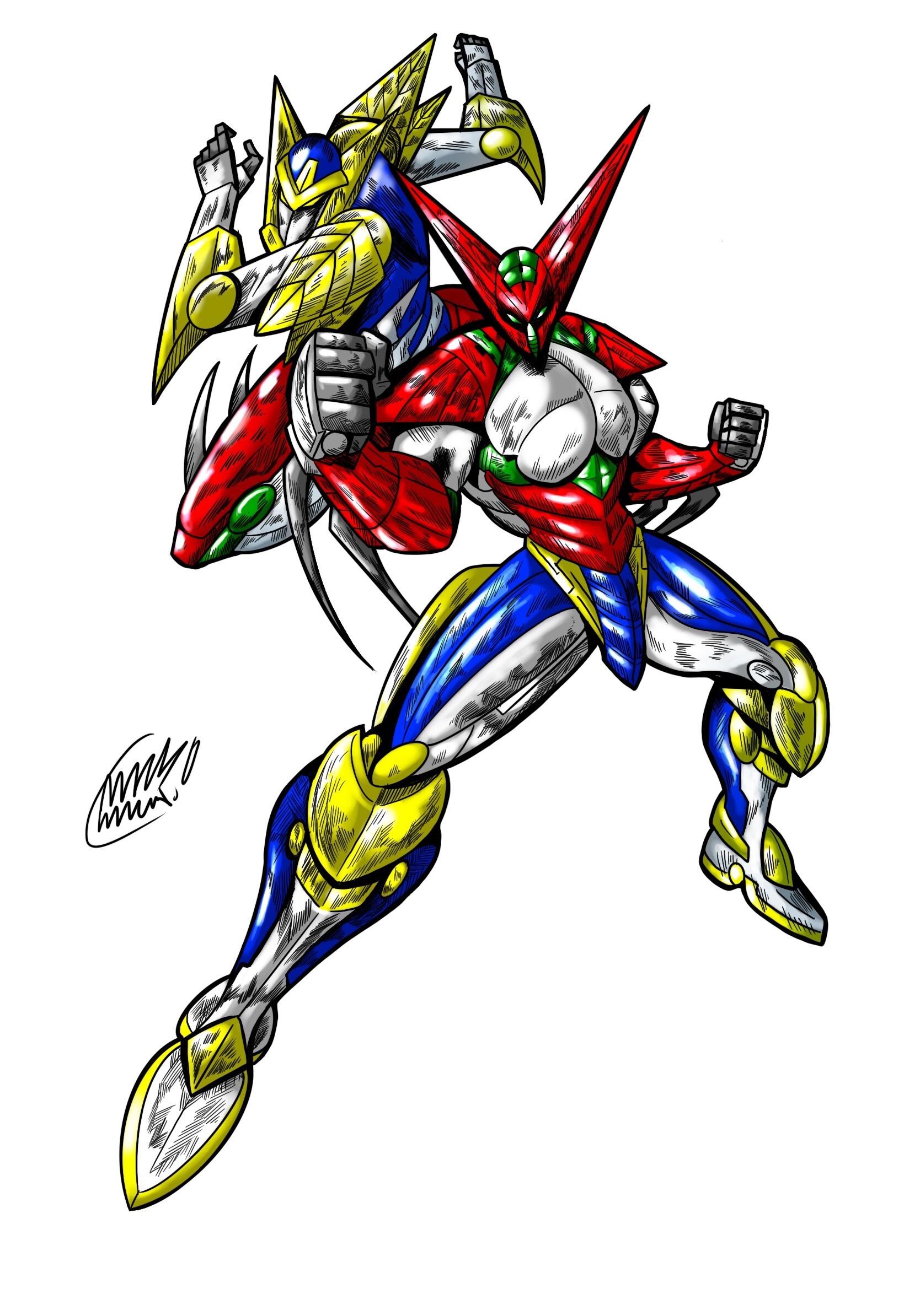 ArtStation - Tech Romancer Reboot- TwinzamV