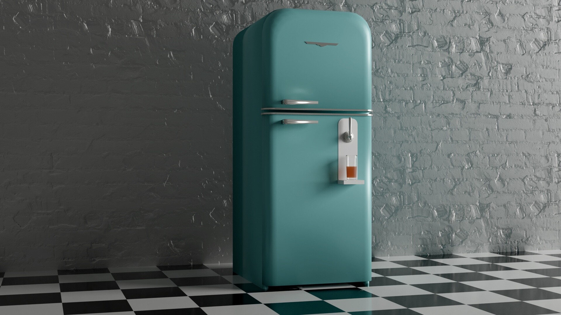 ArtStation - Retro Fridge