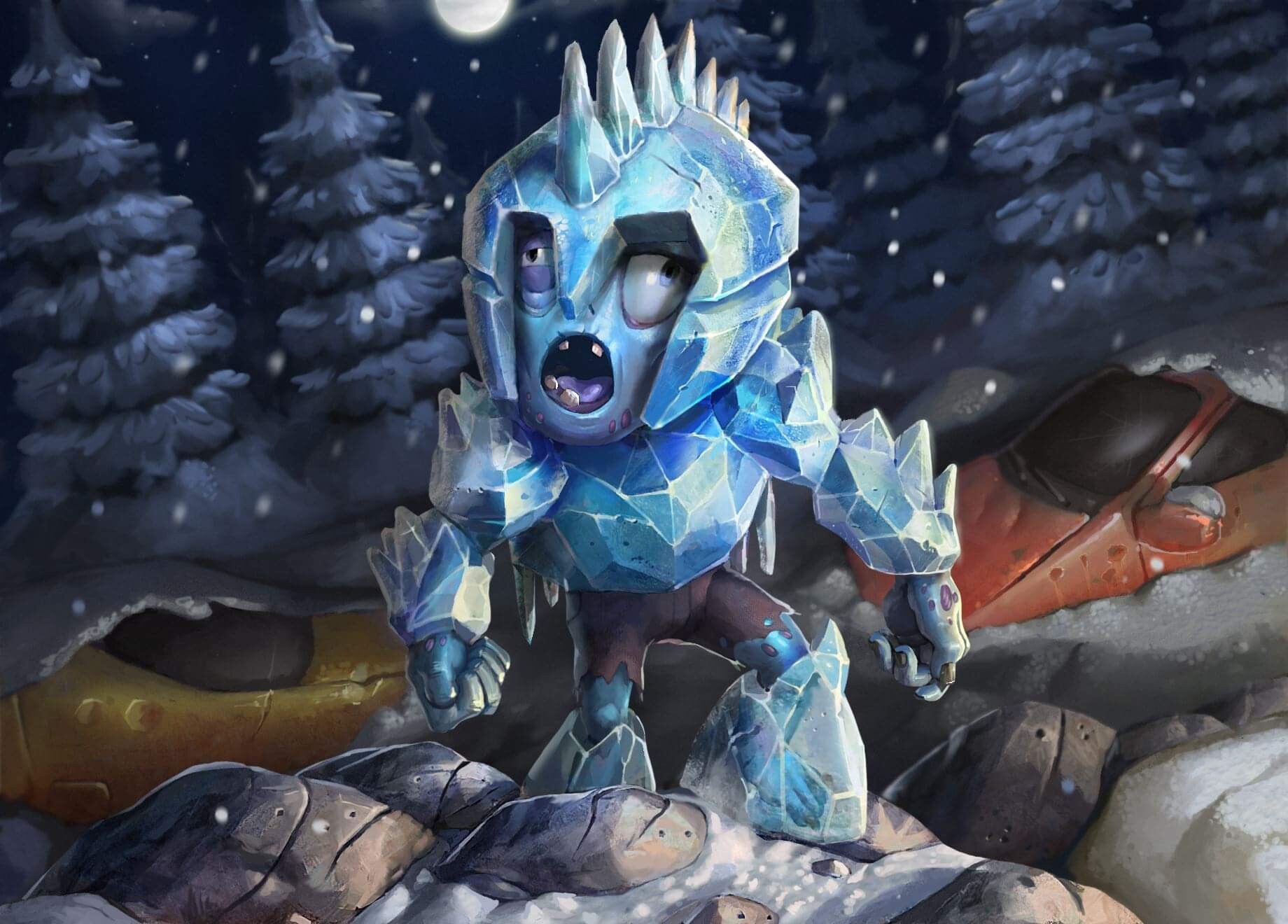 ArtStation - Ice Elemental Zombie