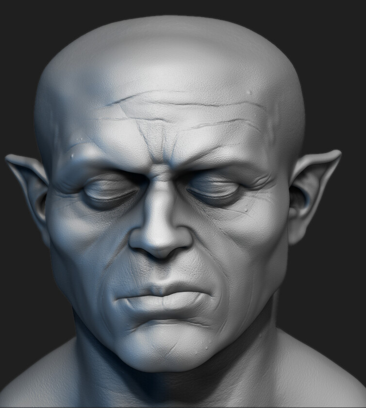 Teyon Alexander - Dwarf head study