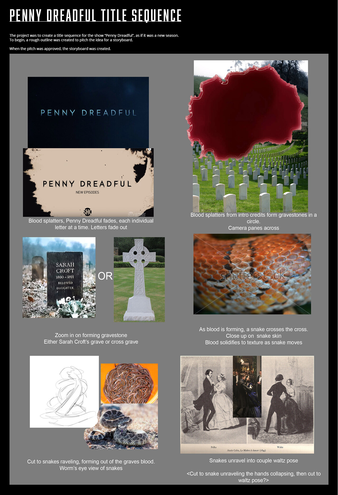 penny dreadful title sequence