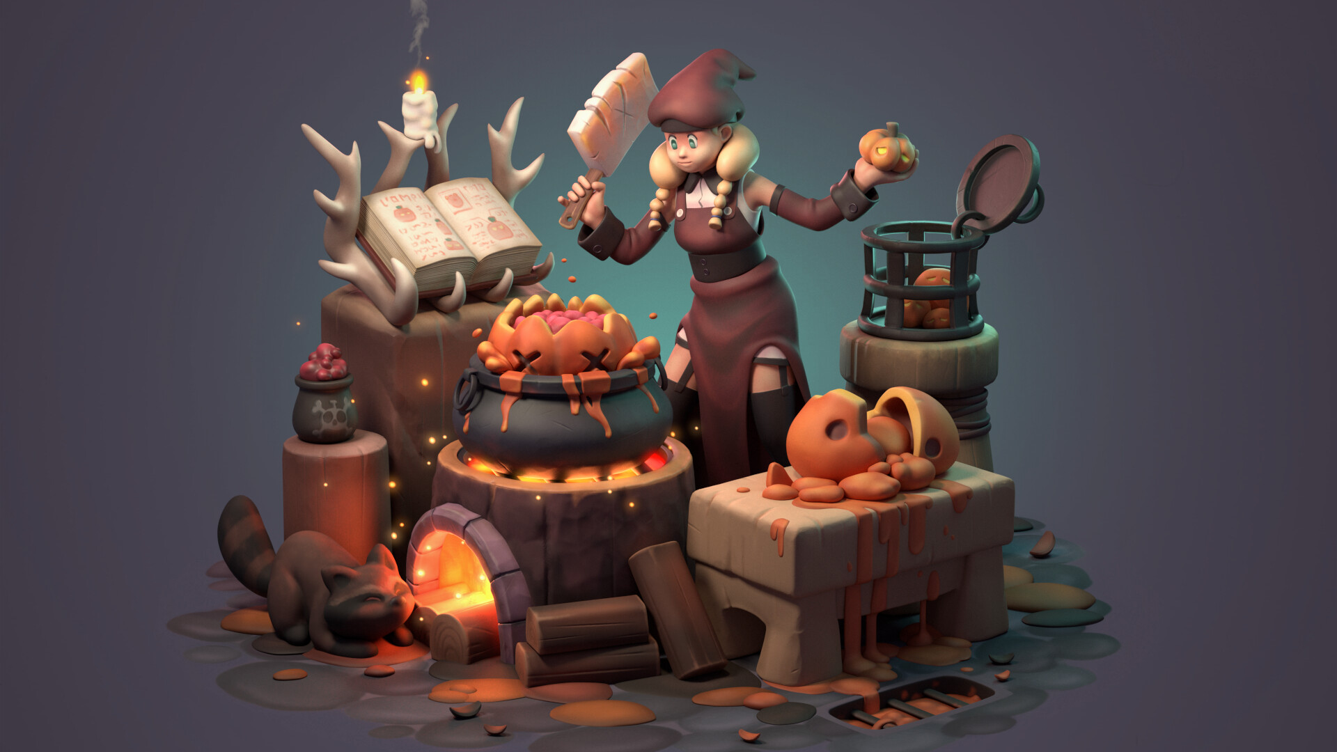 ArtStation - Pumpkin Slaughter House