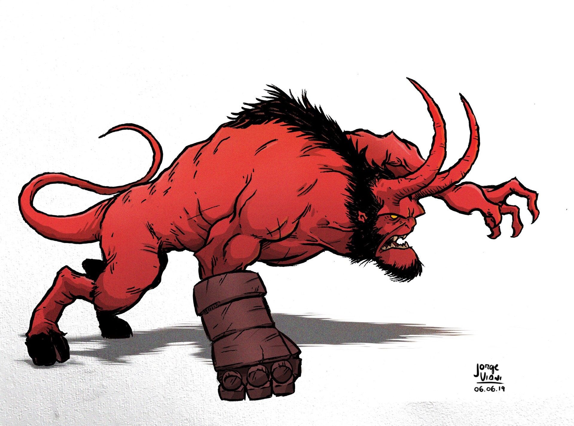 Jorge Viani - Hellboy Beast Mode