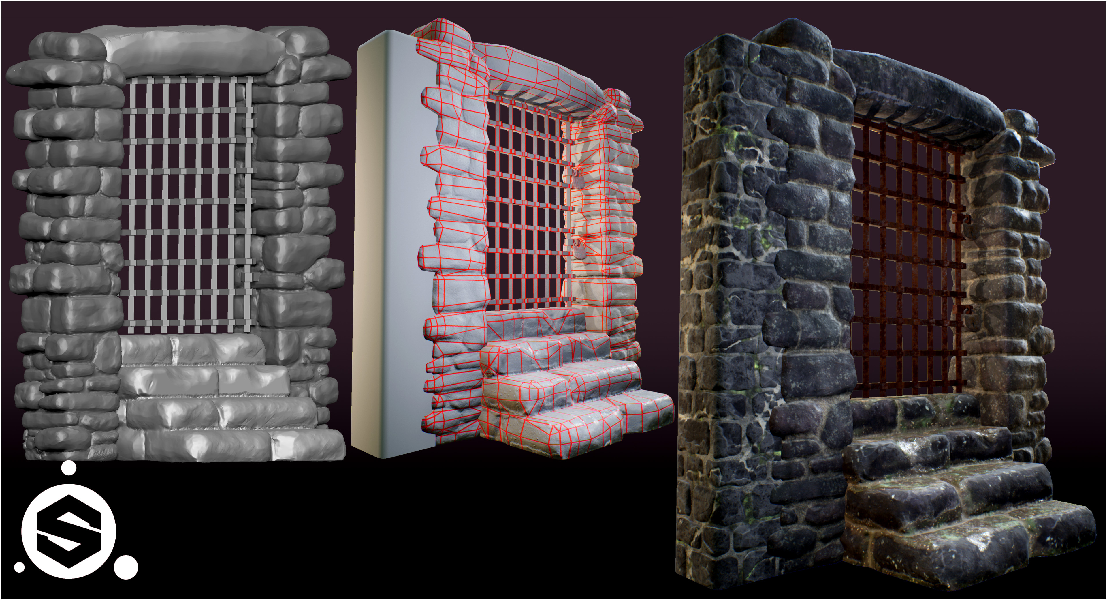 prison cell wall texture