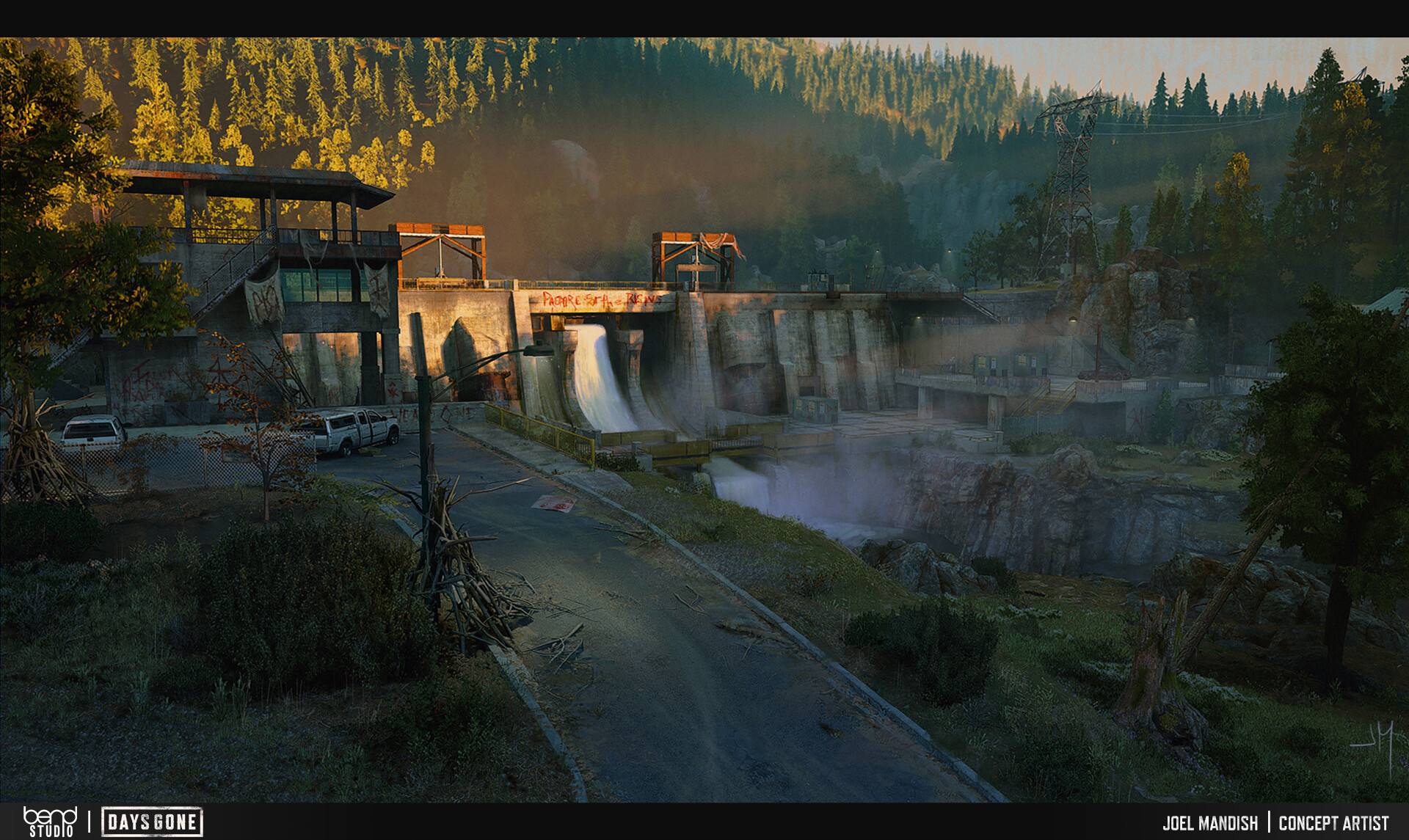 Joel Mandish - Days Gone Environment Concepts