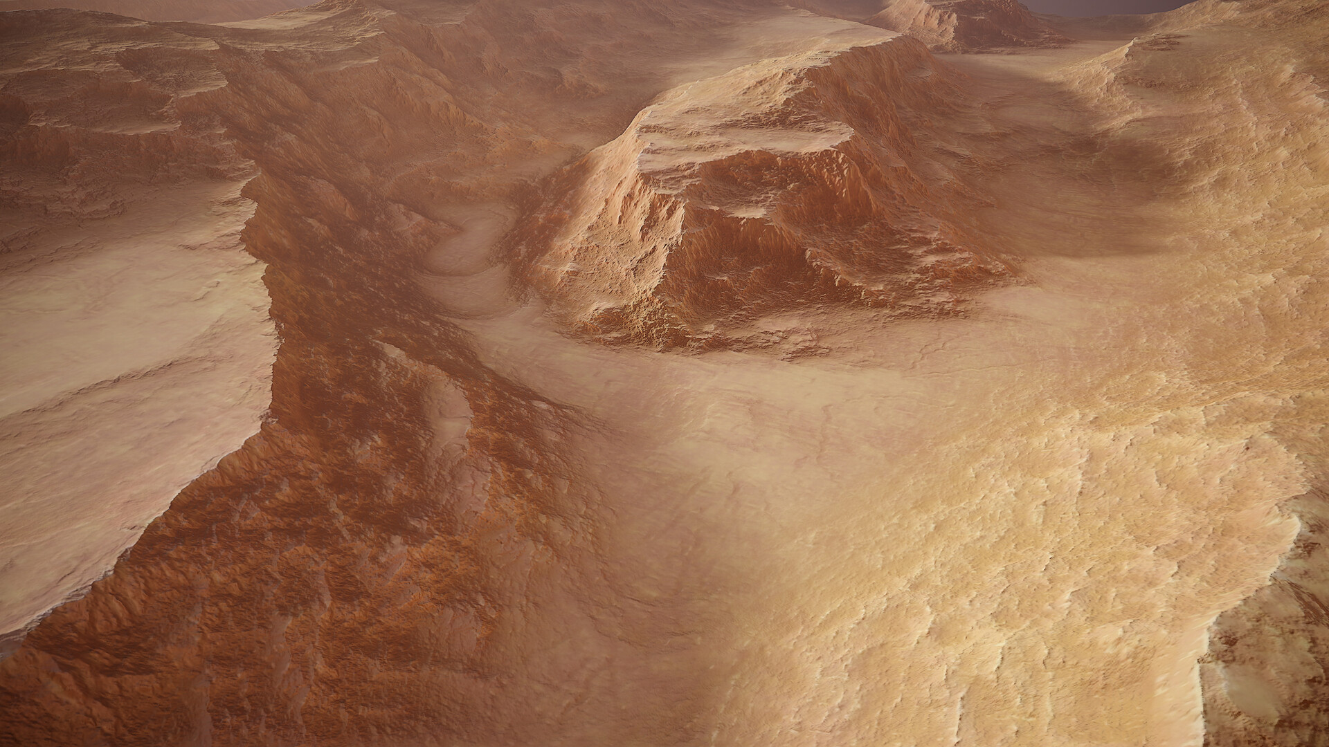 ArtStation - Rocky Desert Terrain (Render in Marmoset)