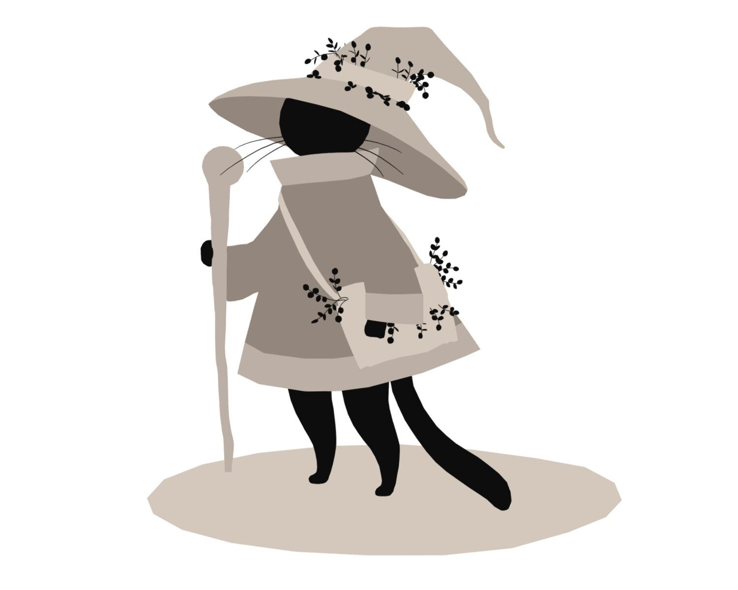 Natalie Crabtree - Wizard Cat (concept by Heikala)