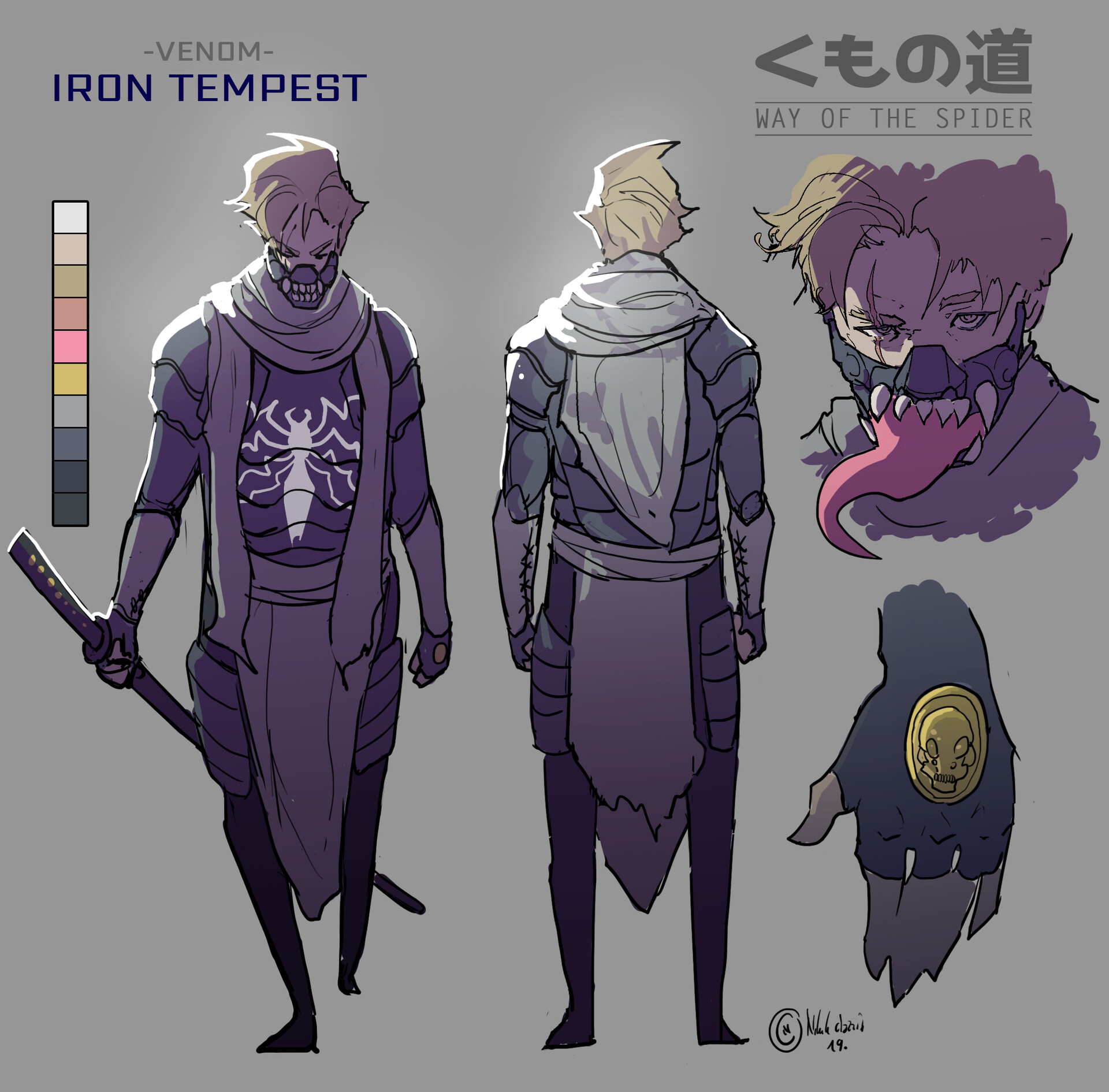 ArtStation - Bushin re-design: Venom