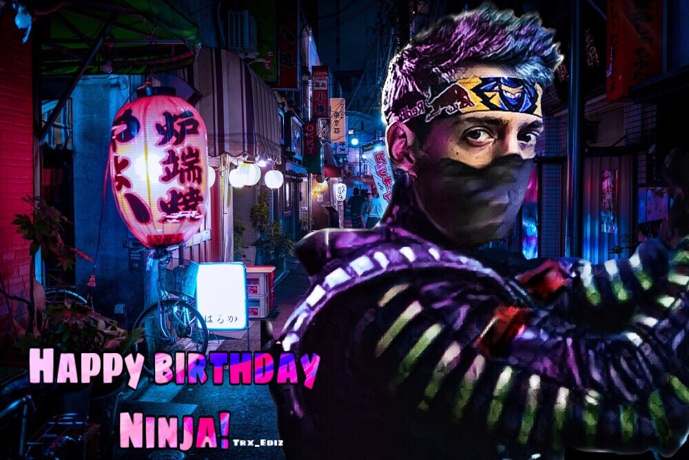 ArtStation - Birthday Ninja Poster