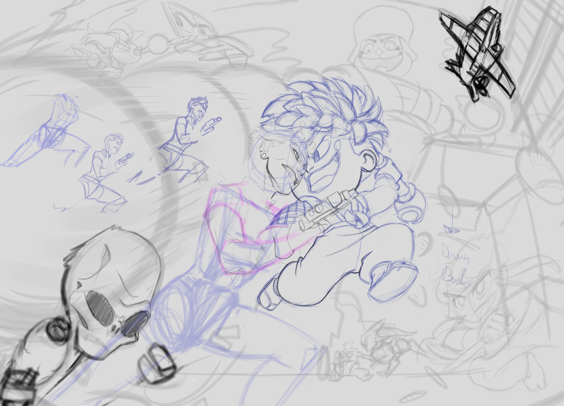 how to draw mystical ninja characters