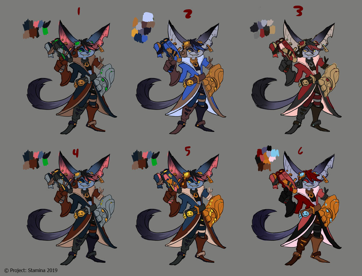 Danielle (Falco) DiFalco - Keera Character Concept work