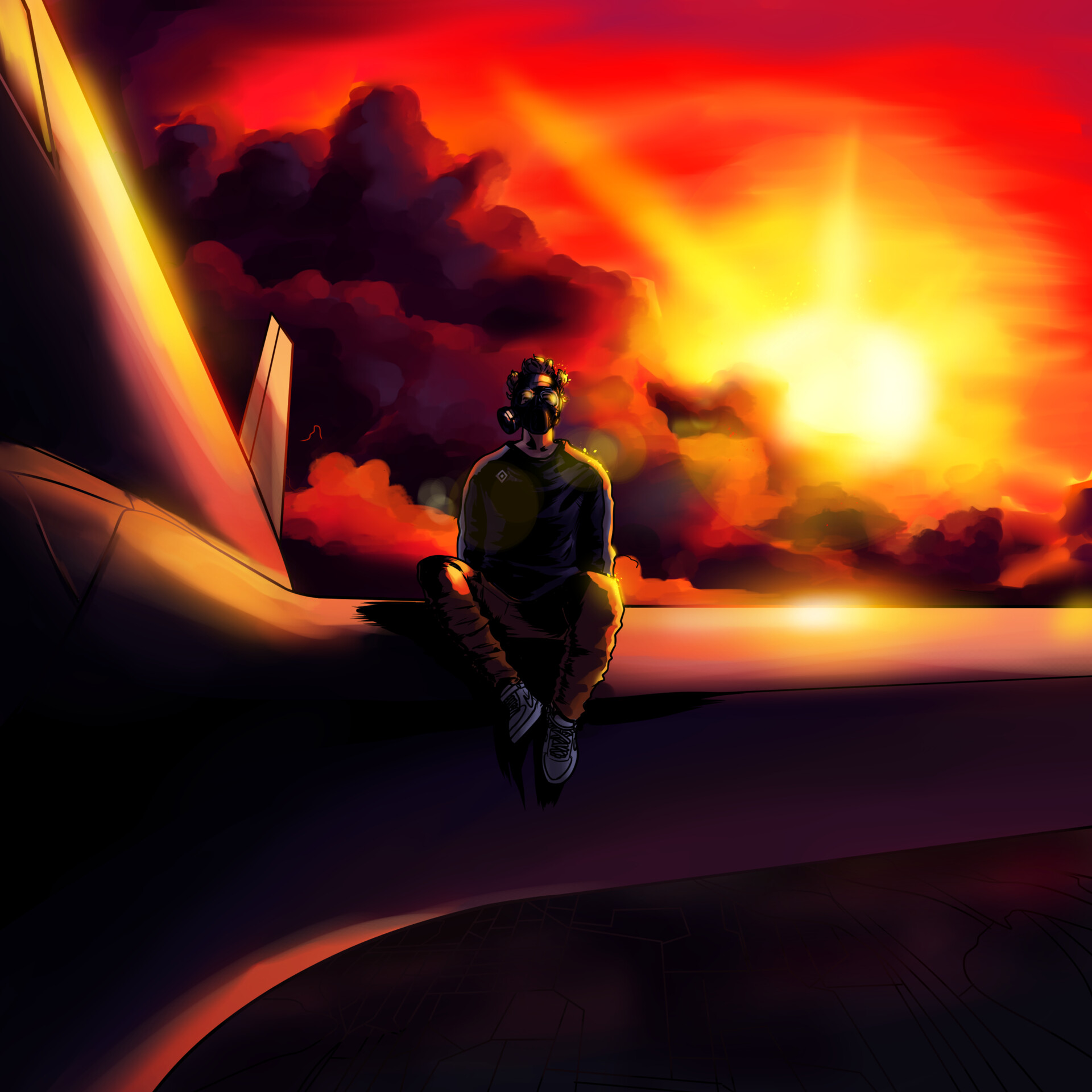 ArtStation - JET FUEL ALBUM COVER