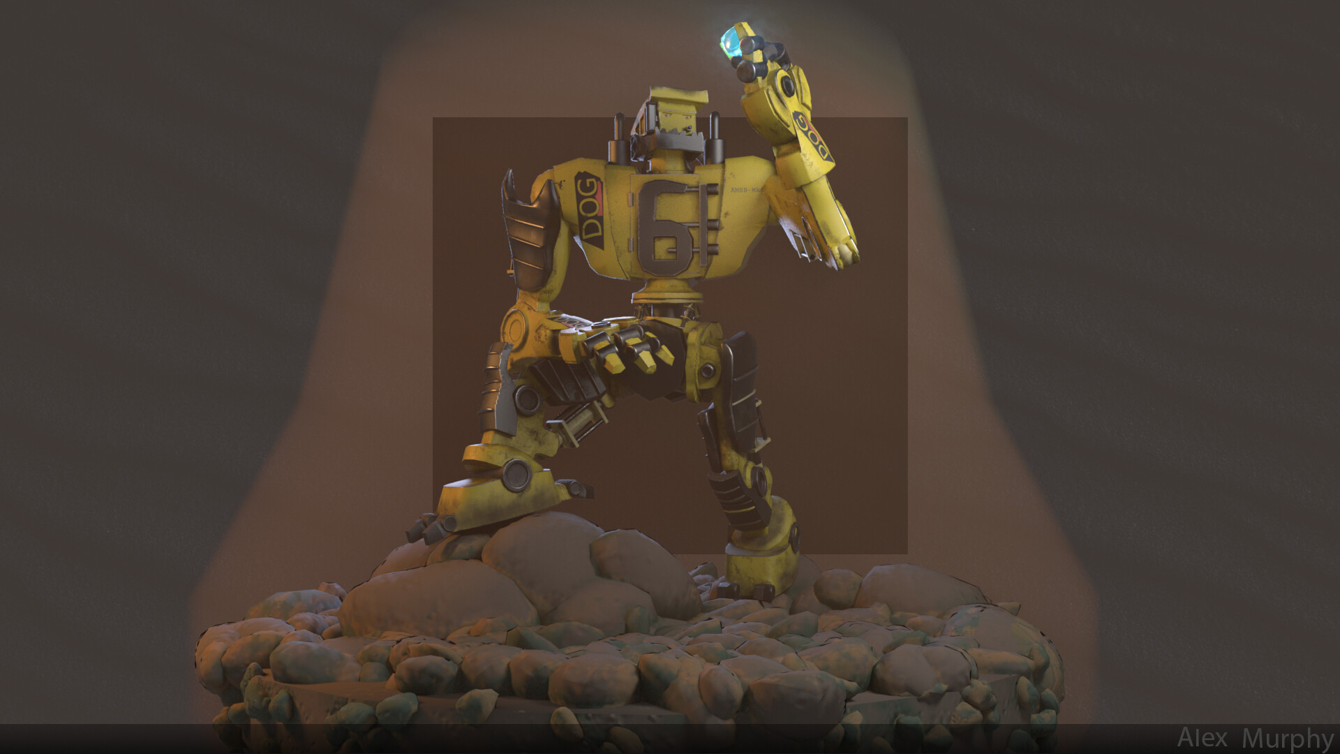 ArtStation - Number Six Robot Character, Alex Murphy