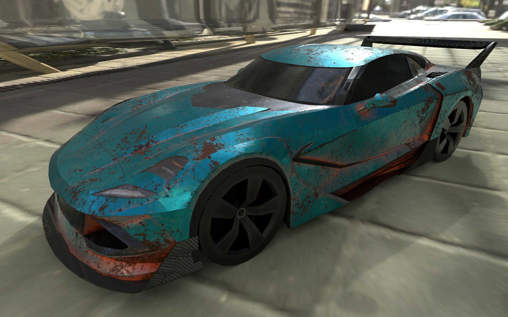 ArtStation - Rusty Car