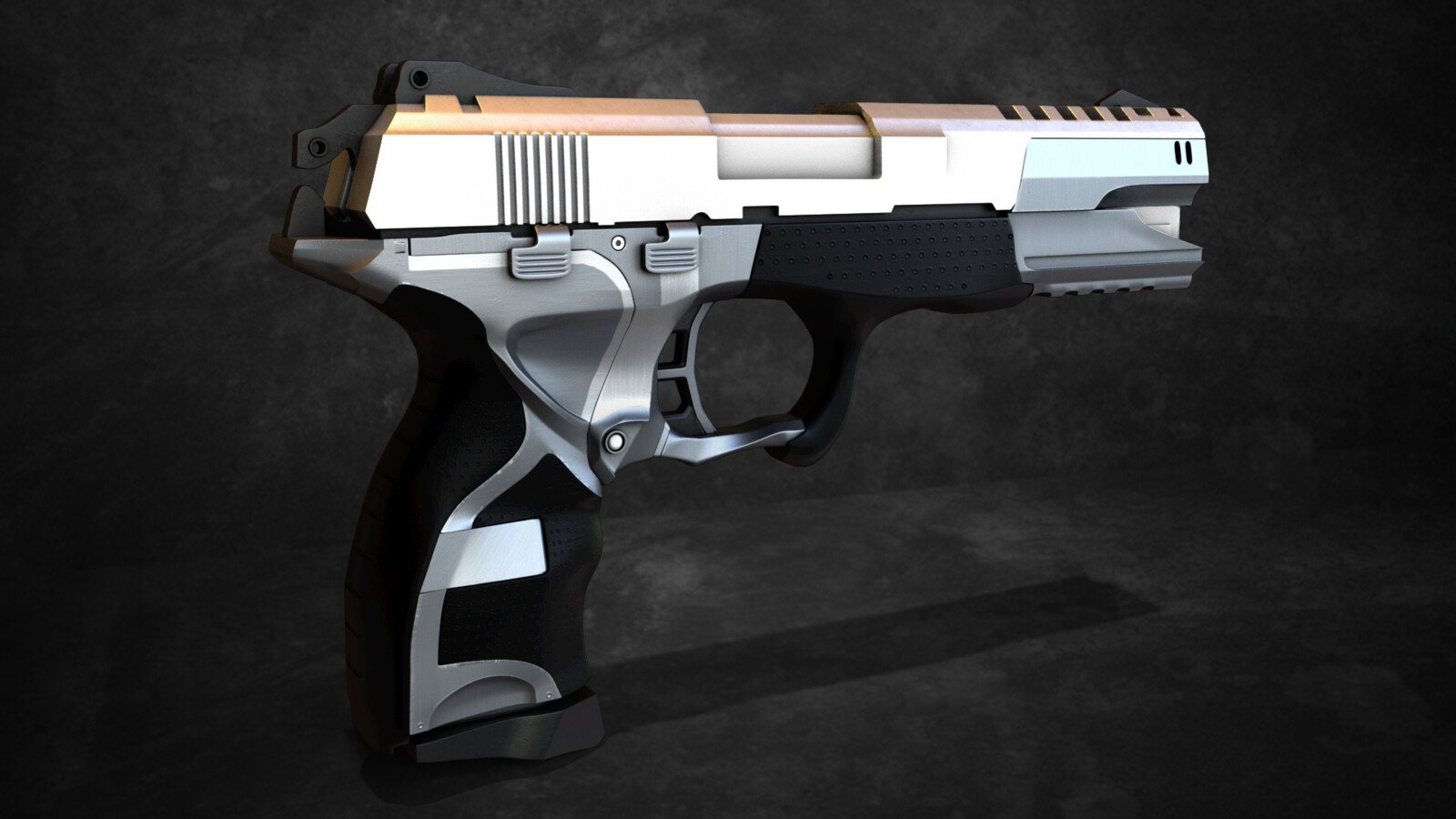 Luke Lowther - Deus Ex Zenith Handgun Model