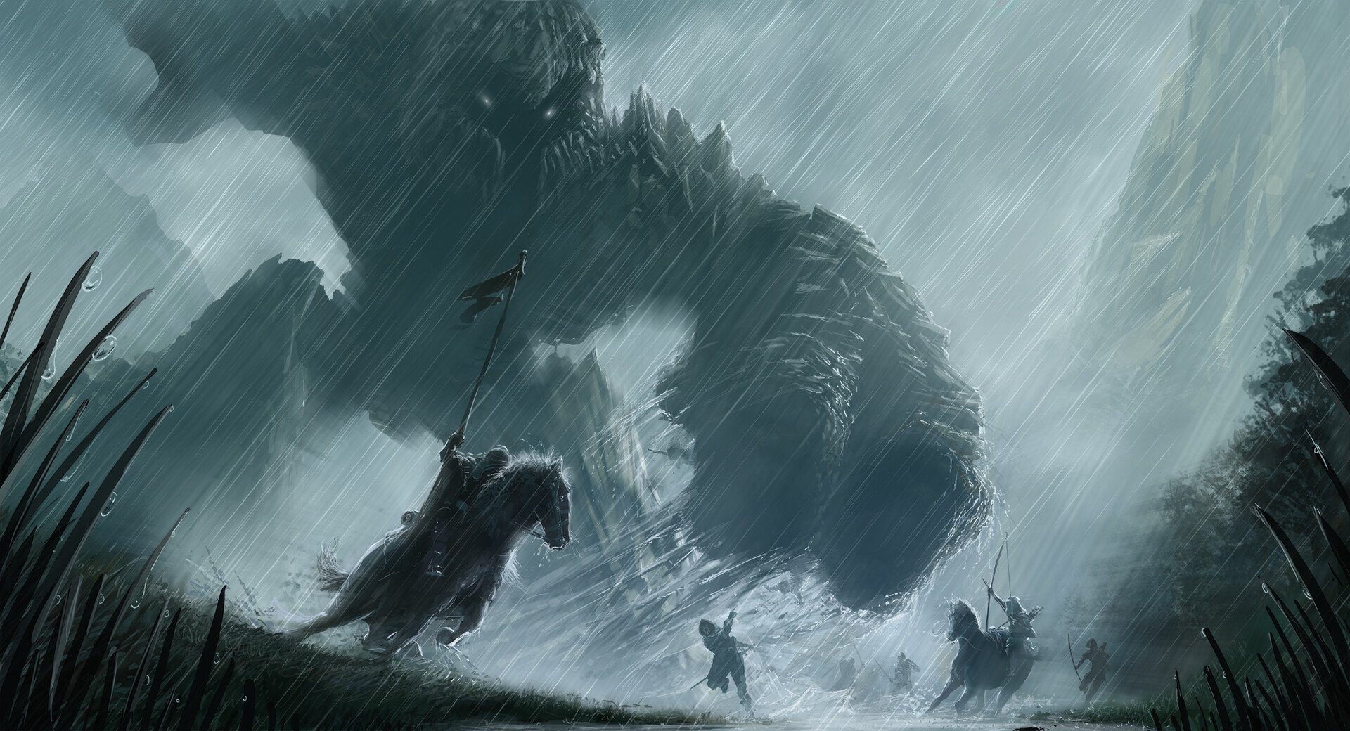 ArtStation - Storm Giant Ambush