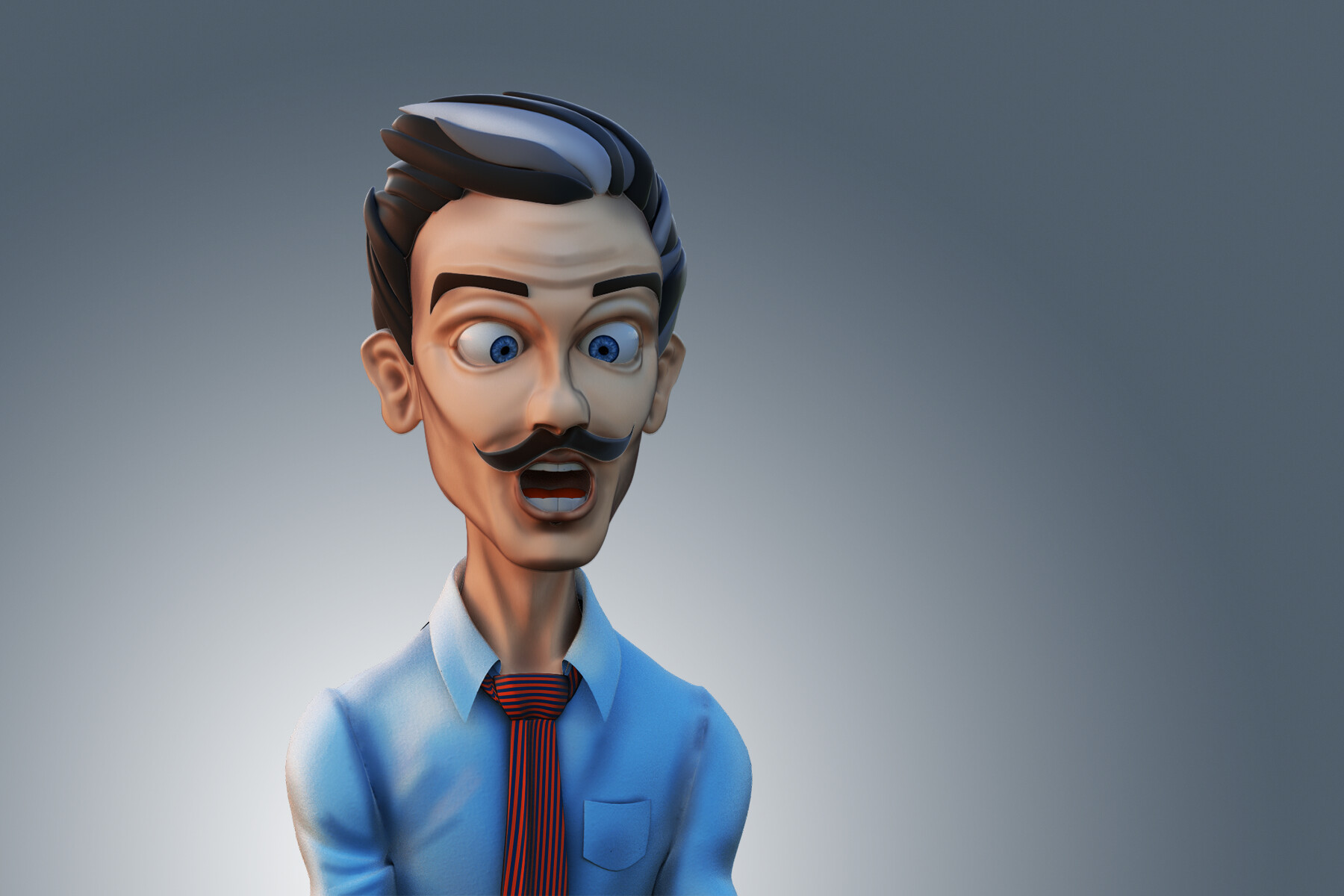 ArtStation - sudden mustache