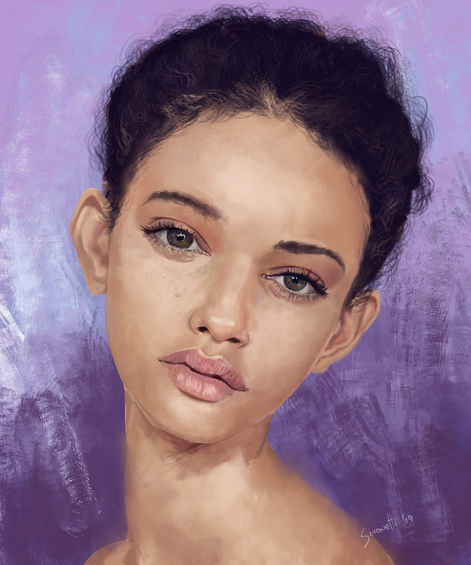 ArtStation - María Ramirez portrait