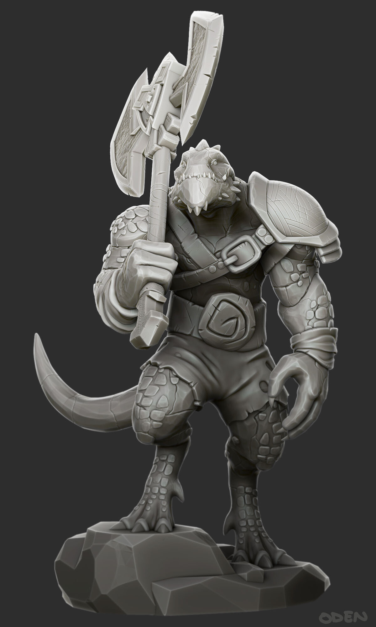Oden Ocampo - Master Star, Champion of Val Hallen Sculpt