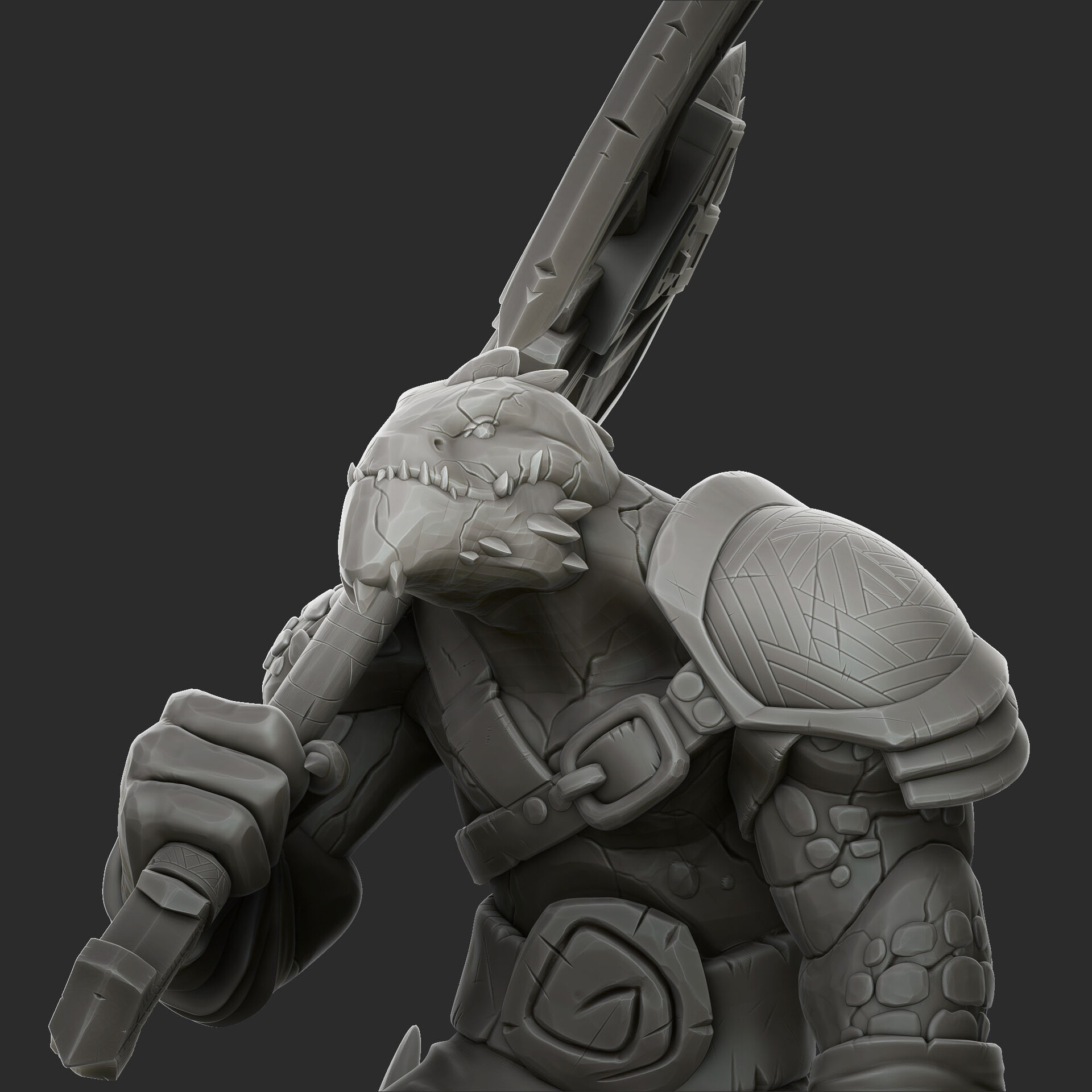 Oden Ocampo - Master Star, Champion of Val Hallen Sculpt