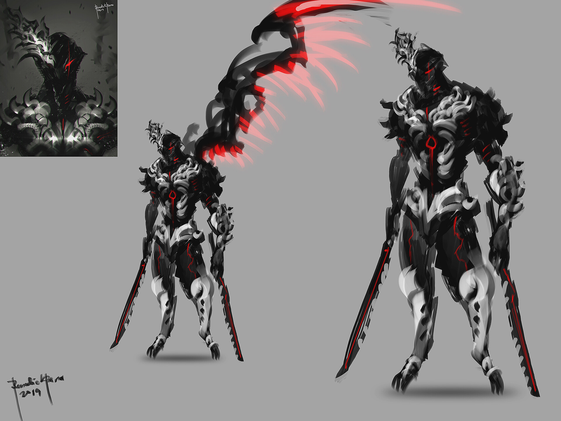 ArtStation - Demon Prince Gressil Character Sheet