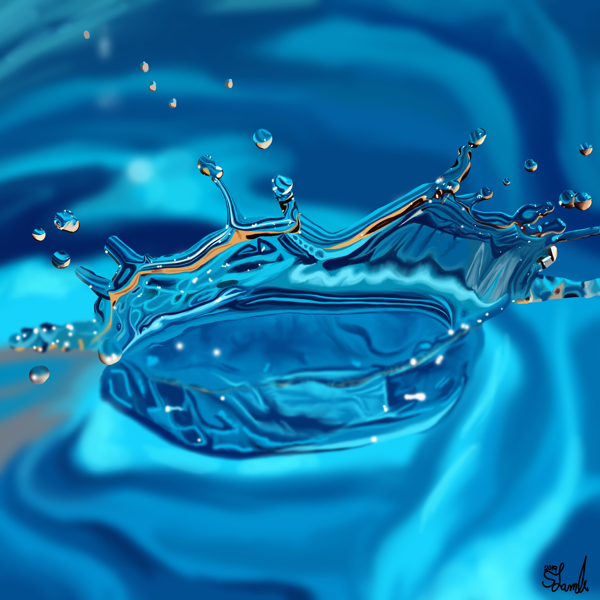 ArtStation - Digital Splash