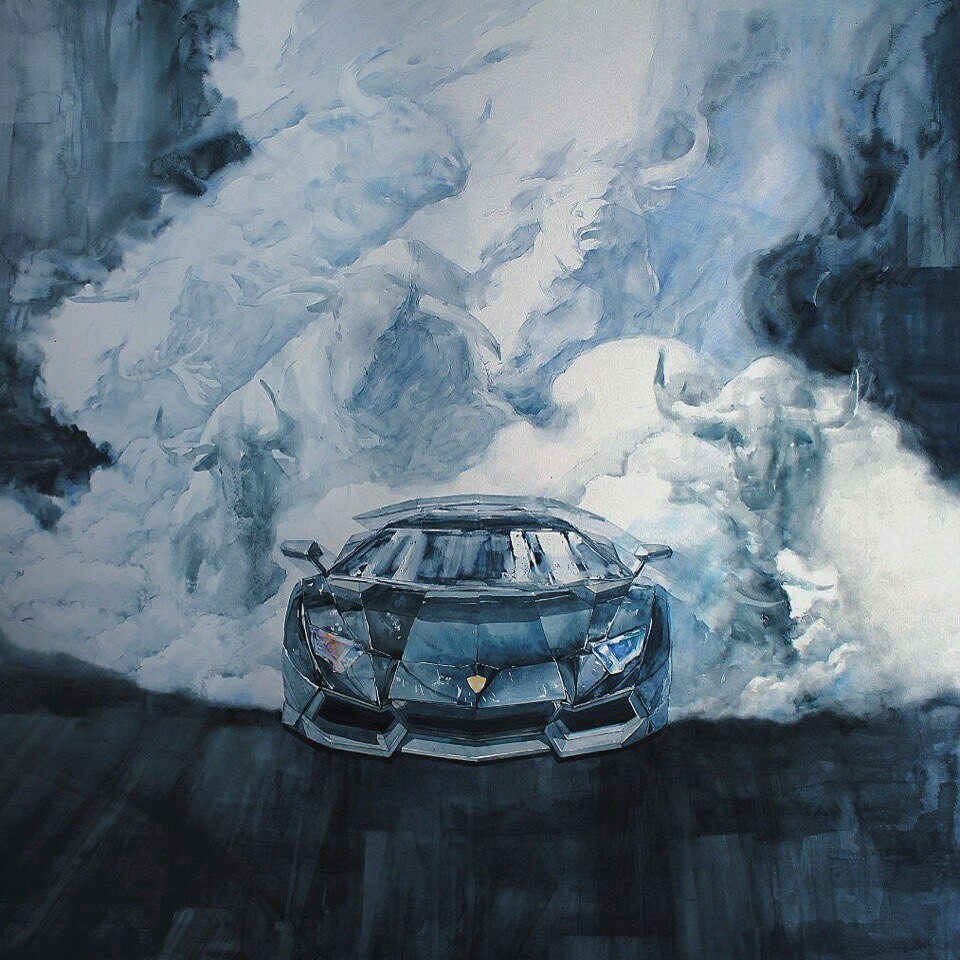 ArtStation - Watercolors part 3 Cars