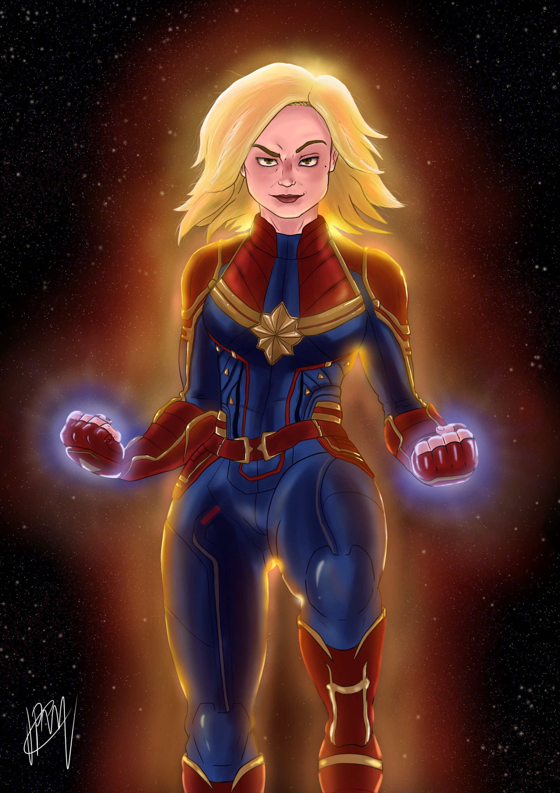 ArtStation - Capitã Marvel - Captain Marvel