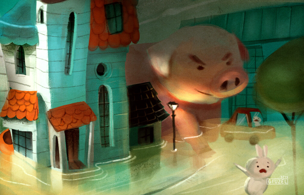 ArtStation - BULLY BIG PIG